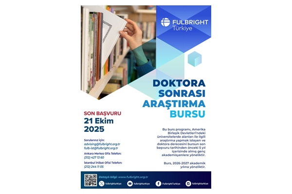 Fulbright Doktora Sonrası Araştırma Bursu Başvuruları Açıldı - AB-ilan.com